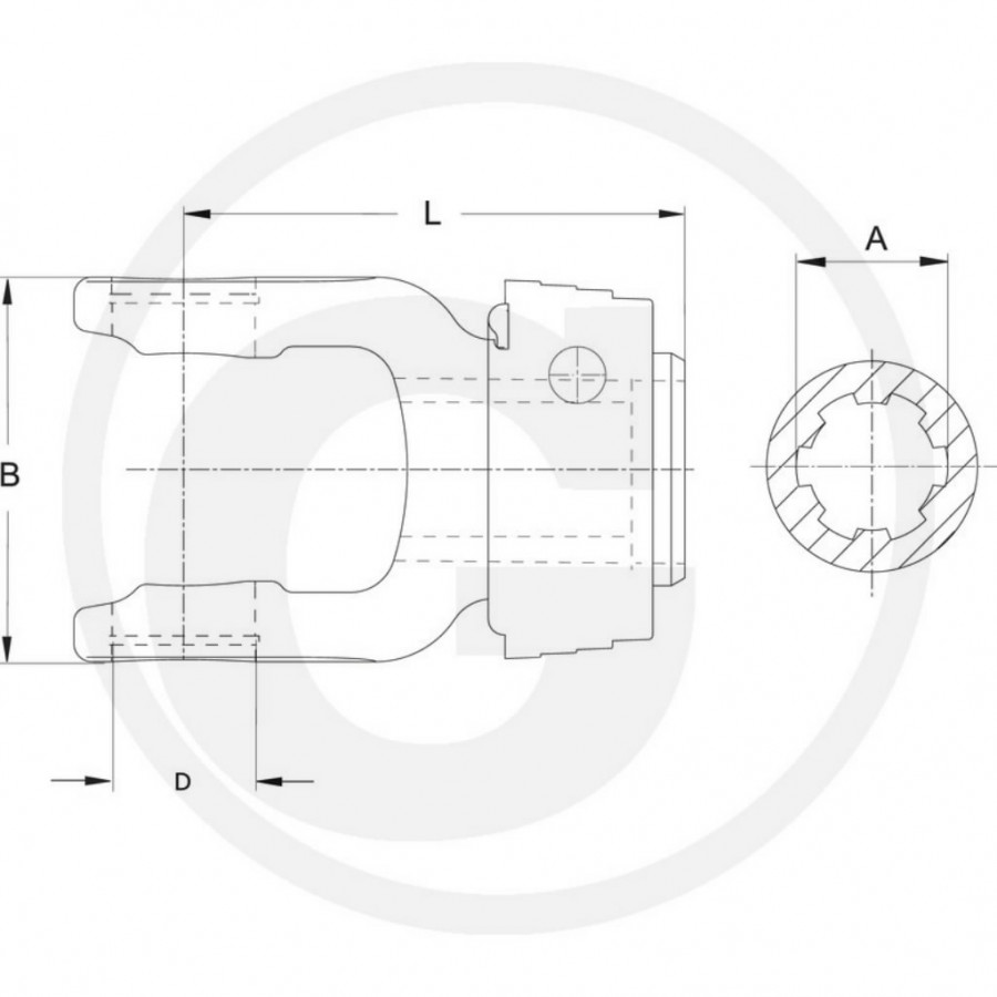 Kardaani kahvel, Granit
