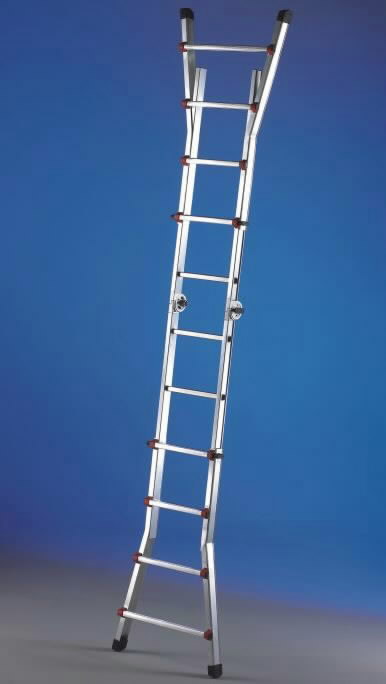 Multi purpose telescope ladder SCALISSIMA 6+6 steps, Svelt - Telescopic ...