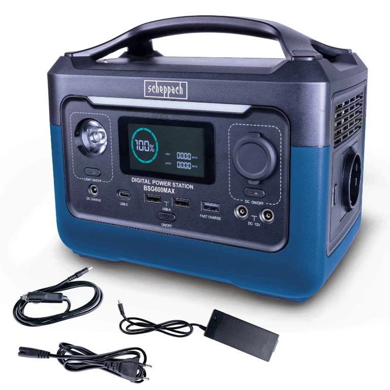 Portable power station BSG600 MAX, Scheppach - Portable power stations ...