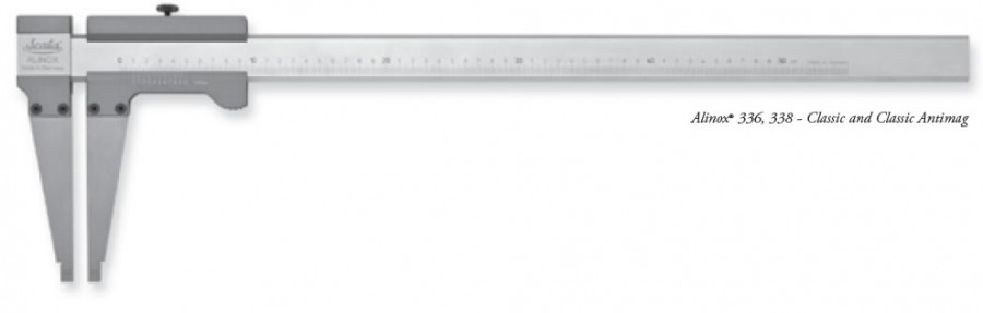 Pocket-slide-caliper model 336 Alinox 2500/125/0,05mm, Scala ...