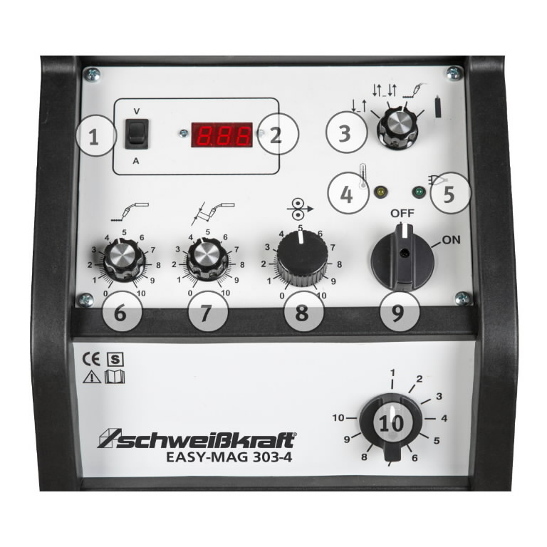 MIG/MAG welding machine Easy-MAG 303-4, Schweisskraft - Compact MIG ...