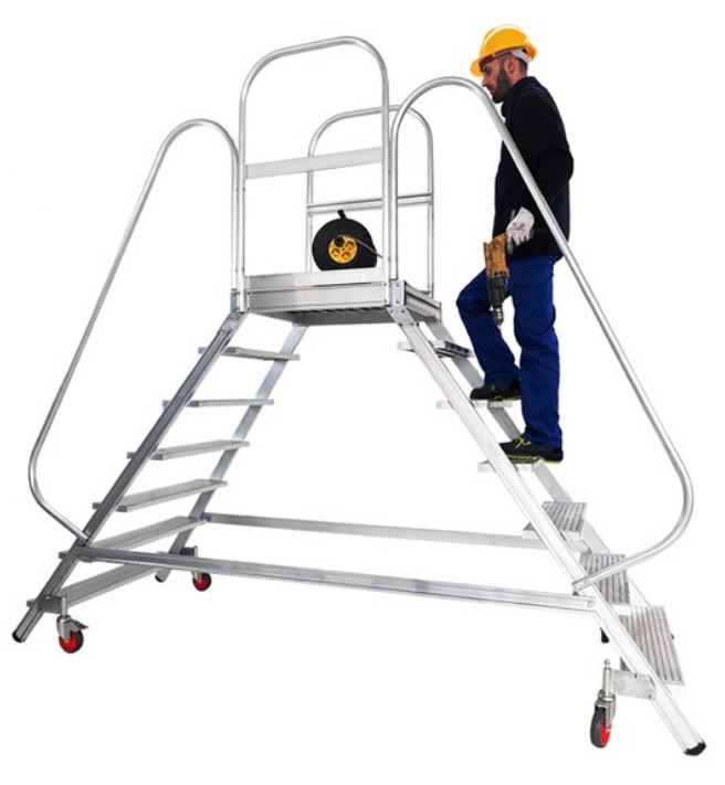 Platform ladder Ponte 6 steps, Svelt - combinatoin ladders