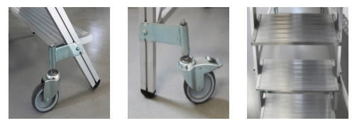 Platform ladder Ponte 6 steps, Svelt - combinatoin ladders