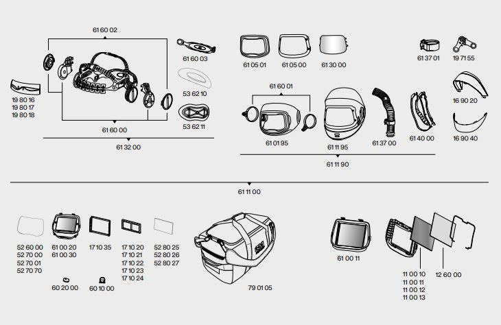 Speedglas Helmet G5-01Tw Filter & Adflo Papr G5-01TW, Speedglas 3M - Auto-darkening welding masks