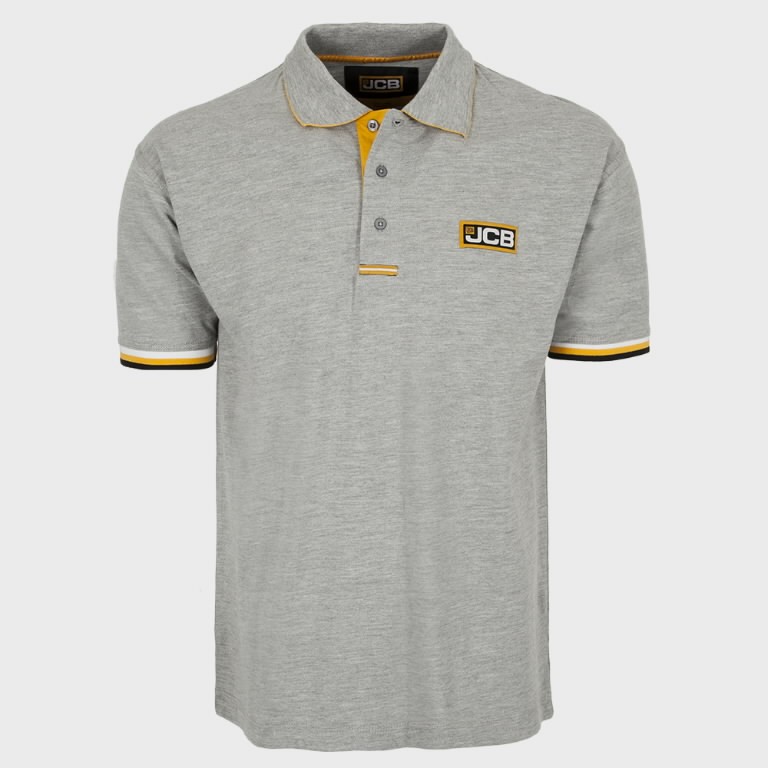 Polo shirt Grey, size S, JCB