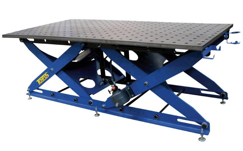 Welding table SST 65-105/25M, mat.ST52, adjust.h., TEMPUS Holding GmbH