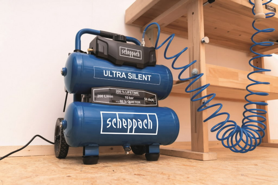 Compressor HC20si-twin, Scheppach