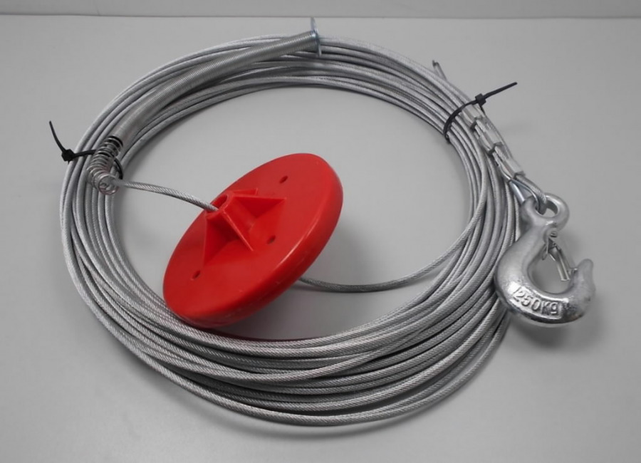 Wire rope cpl. Ø4 ESW 500, Unicraft | Stokker- tools, machinery ...