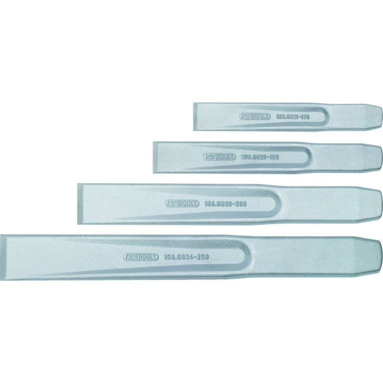 Flat chisel set, 4 pcs, KS Tools - Flat chisels