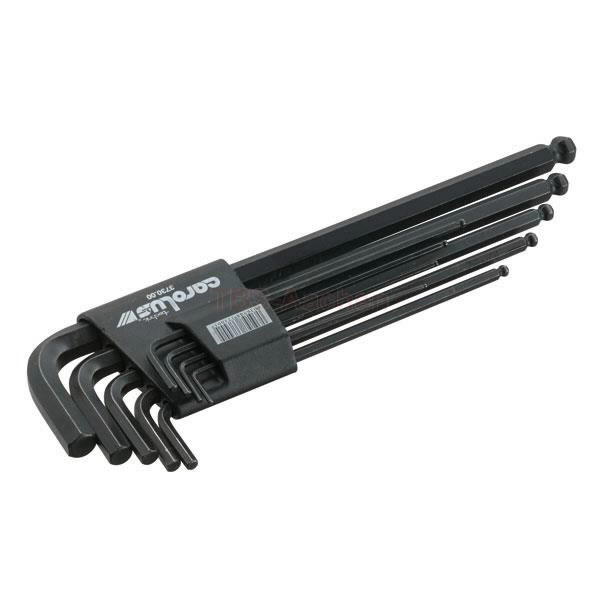 L-key set 1,5-10mm with ball 3730.00, Carolus - L-keys