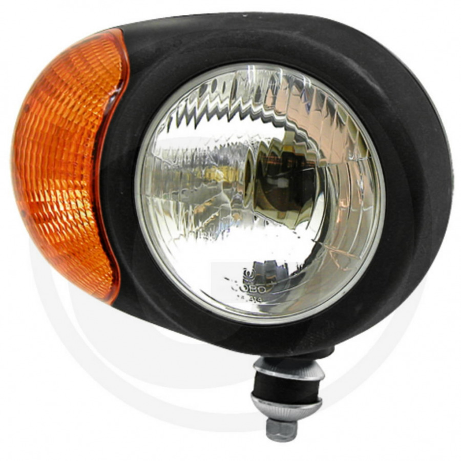 Cobo Main headlight H4, LH, Granit - Working and driving ligths