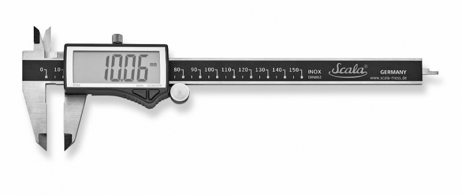 Slankmatis skaitmeninis 150 mm, Scala | Stokker - įrankiai, technika, remontas