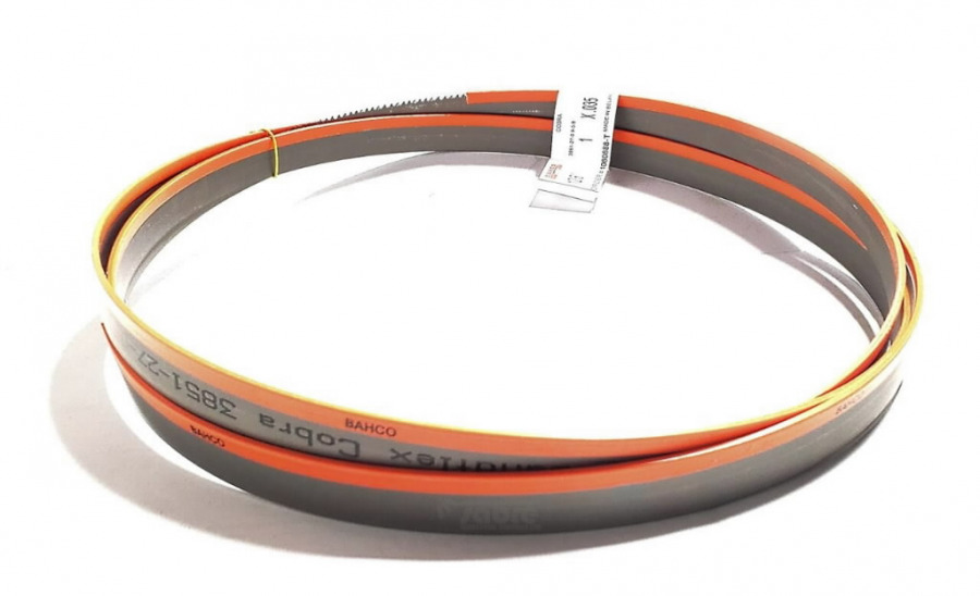 Metalo pjovimo juosta 3851 2750x27x0,9mm Z6/10, BAHCO | Stokker - įrankiai, technika, remontas