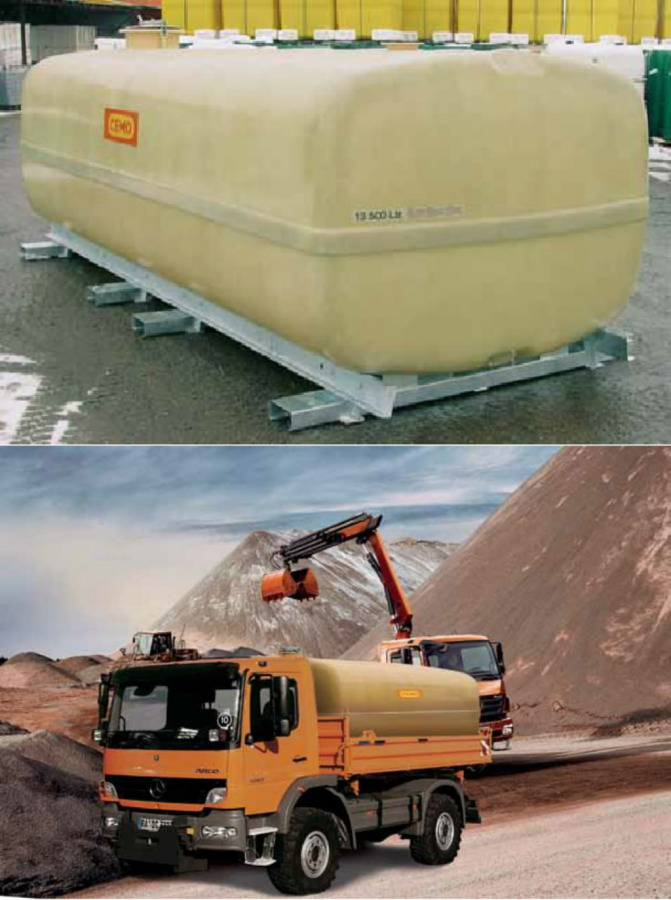 Truck-shaped tank 500L, long, Cemo | Stokker- tools, machinery, maintenance
