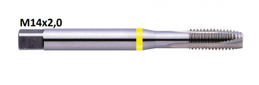 Machine tap HSSG-E G208 M14x2mm, Exact | Stokker- tools, machinery ...