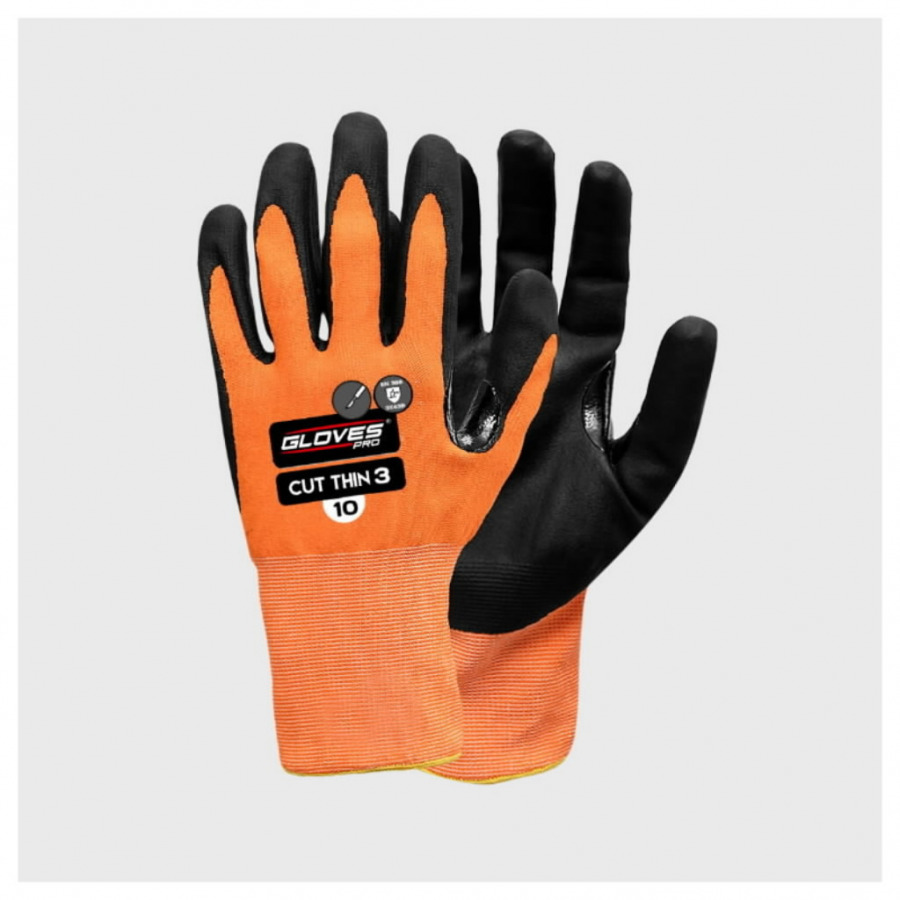 Cut Thin 3 Super thin cut level 3 (B) glove, 11, GlovesPro | Stokker ...