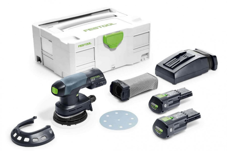 Cordless eccentric sander ETSC 125 Li Plus / 3,1Ah, Festool | Stokker ...