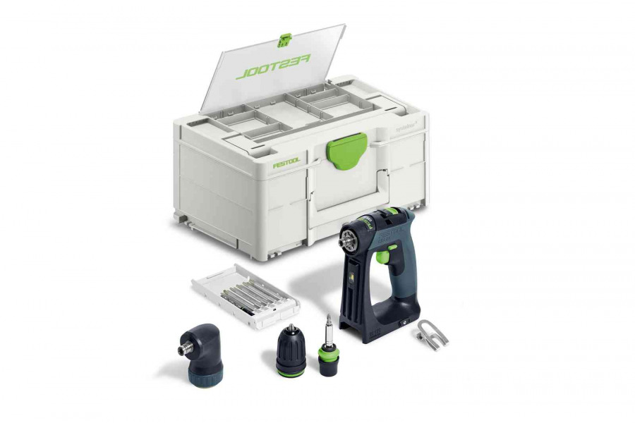Cordless drill CXS 18V Basic-Set, Festool | Stokker- tools, machinery ...