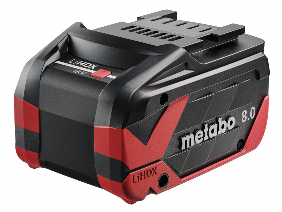 Battery 18V / 8,0 Ah LiHDX, Metabo | Stokker- tools, machinery, maintenance