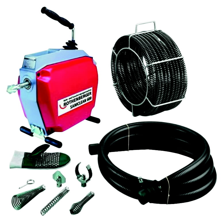 DRAIN CLNR MACHINE R600,set, Rothenberger | Stokker- tools, machinery ...