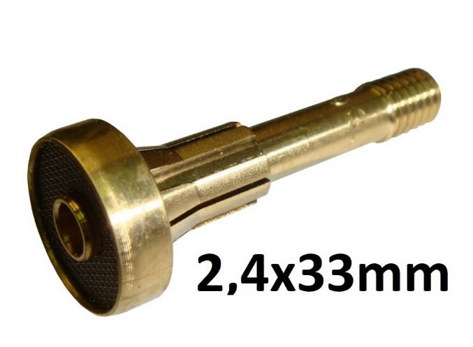 TIG-collet, gas diffuser Abitig 150/260W 2,4mm, Binzel - TIG accessories