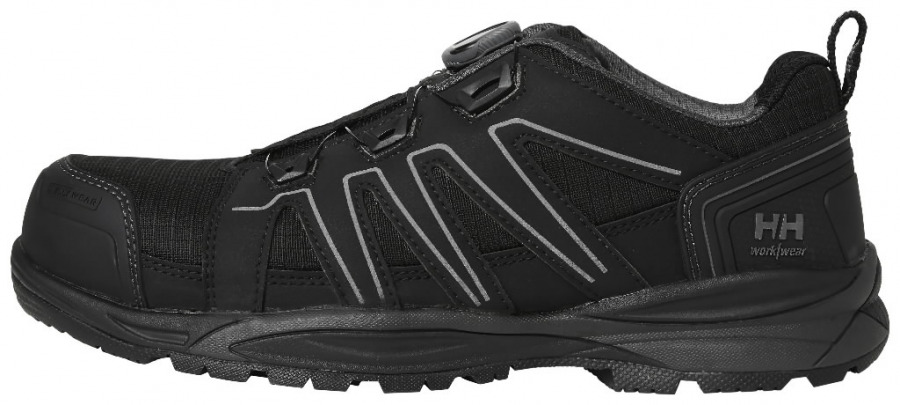 Safety shoes Manchester Low BOA S3, black 35, Helly Hansen Workwear ...