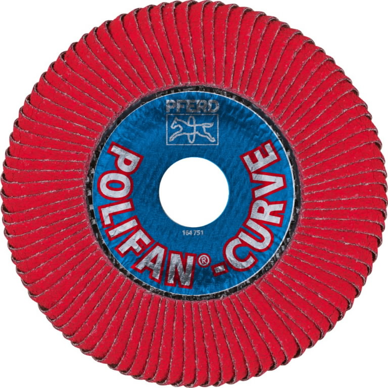 Lapelinis šlifavimo diskas SGP CURVE STEELOX 125mm CO60 L PFR, Pferd | Stokker - įrankiai ...