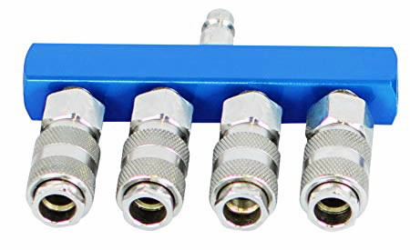 Quick coupling, 4-way, Scheppach | Stokker- tools, machinery, maintenance