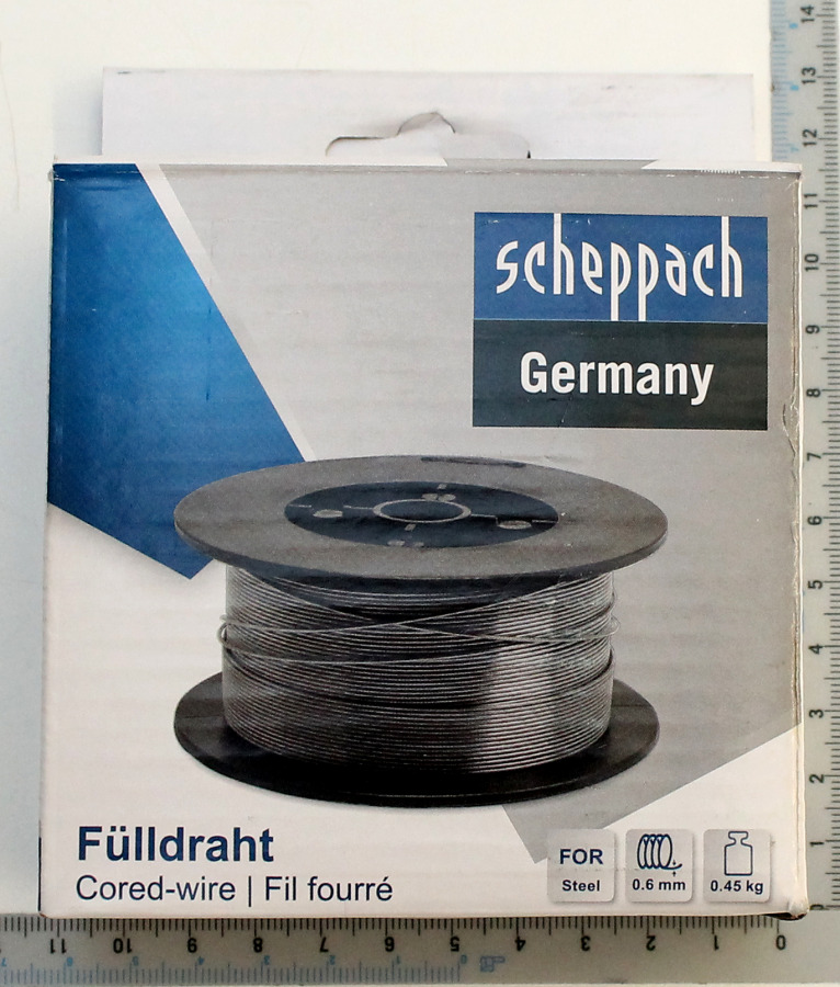 Self shield flux cored wire 0,6mm , Scheppach | Stokker- tools ...