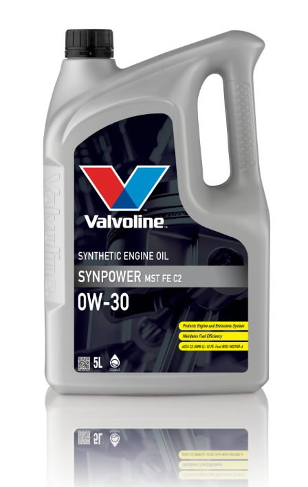Motor oil Synpower MST FE C2 0W30 5L, Valvoline | Stokker- tools ...