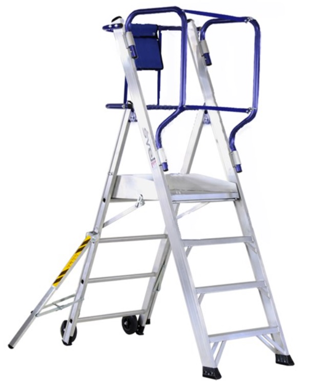 Mobile stocker`s ladder FLY 6 steps, Svelt | Stokker- tools, machinery ...