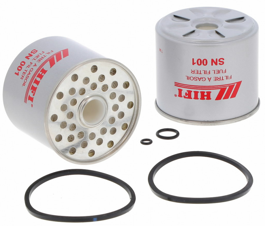 Fuel filter, short, for PERKINS engine, Hifi Filter | Stokker- tools ...